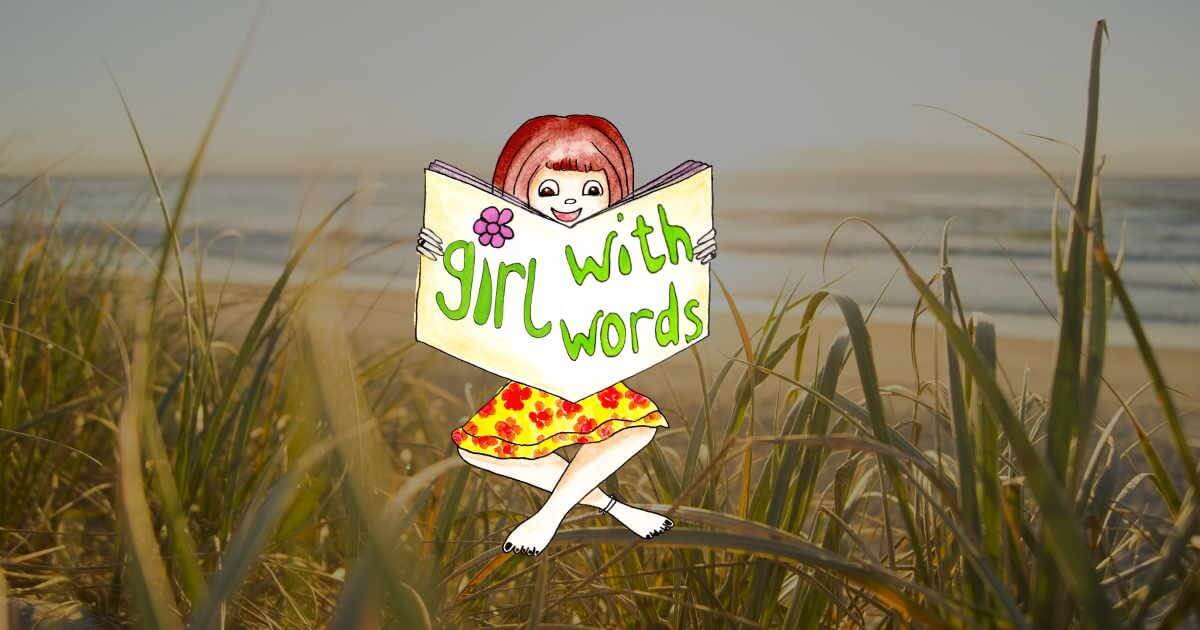 Home - girl with words